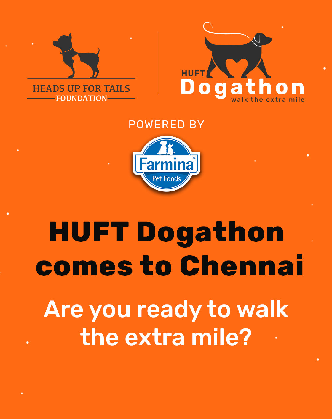 HUFT Dogathon Chennai – Events Heads Up For Tails